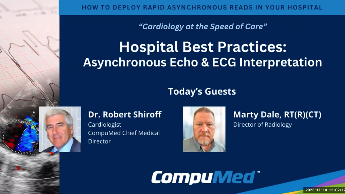 Hospital Best Practices: Echo and ECG interpretations - Video